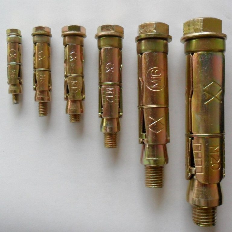 M8 4PCS Heavy duty shield anchor bolt clips and caps making machine ...