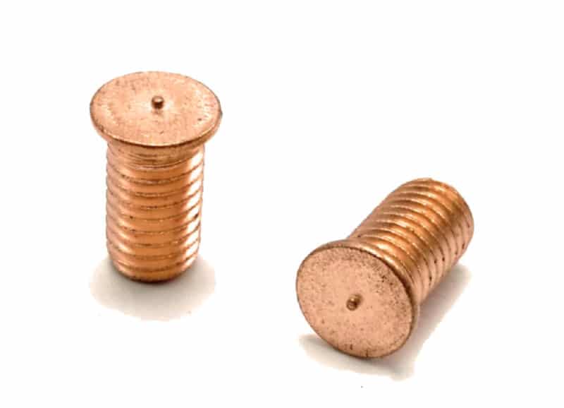 Brass welding rivets with welding tip high speed forming machine - Bolt ...