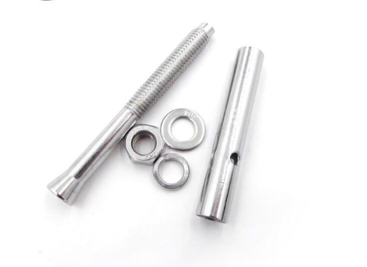 Stainless steel expansion bolts sleeve anchor with hex nut spring ...