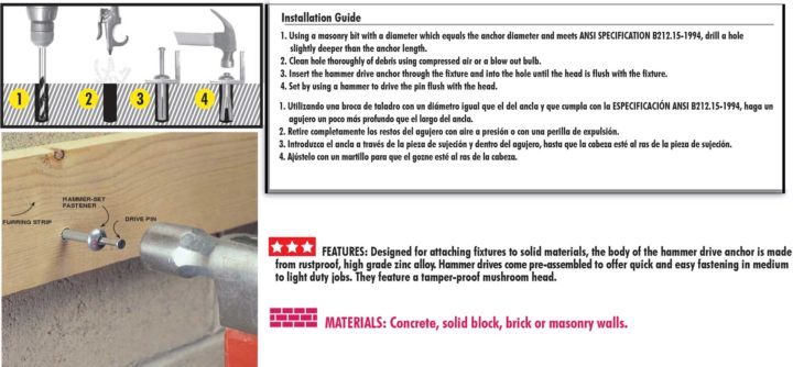 Stainless Steel Express Nail Anchors for concrete - Bolt Nut Making ...