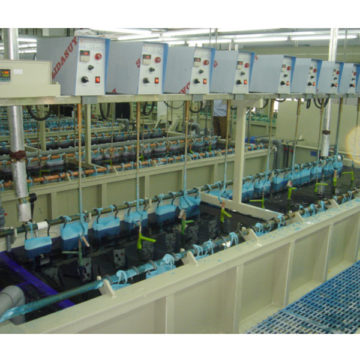 Manual Hardware Rack Plating Production Line - Bolt Nut Making Machine ...