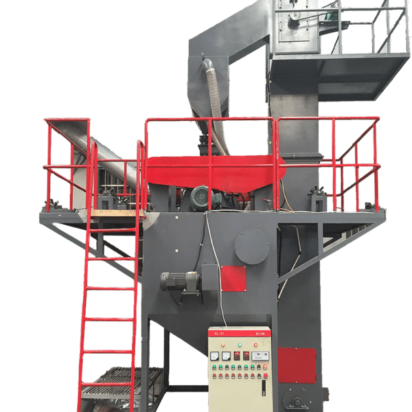 AMP-4 lifting ring chains automatic shot blasting polish machine - Bolt ...