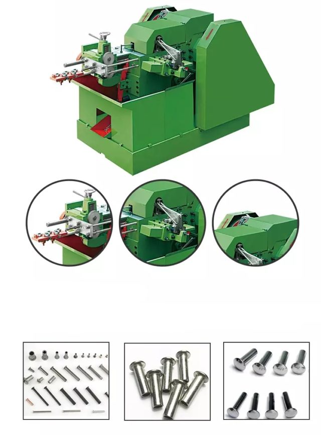High speed hollow aluminum tubular rivets production machine - Bolt Nut ...