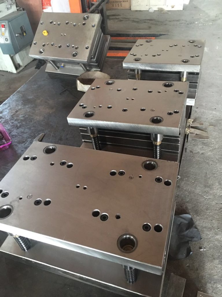 Sheet metal strip bending forming boring stamping die - Bolt Nut Making ...