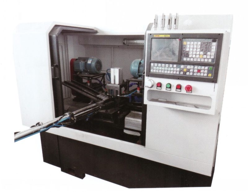 Shaft rod parts automatic slot milling machine - Bolt Nut Making ...