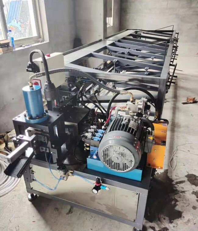 16mm thread rod bar staight and fix length cutting machine - Bolt Nut ...