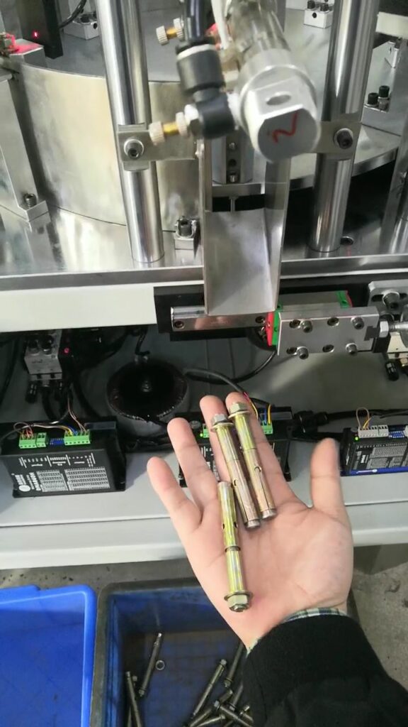 hex bolt nut spring flat washer automatic assembly machine - Bolt Nut ...