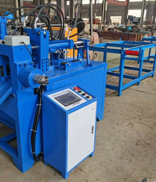 Full automatic round steel rod bar cutting machine - Bolt Nut Making ...