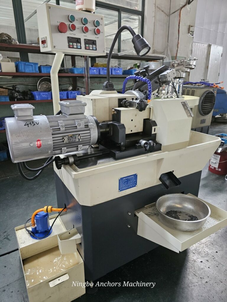 Headless set gurb screw bur free double cutter slotting machine - Bolt ...