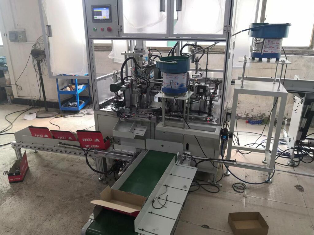 M8 wedge anchor assemlby machine with jet line printing counting and ...