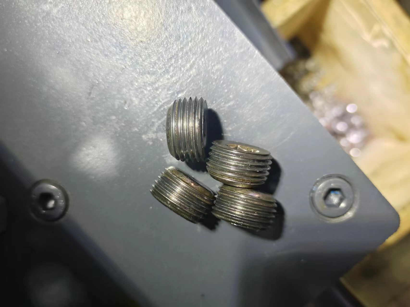 Stud plug external thread auto feeding rolling machine - Bolt Nut ...